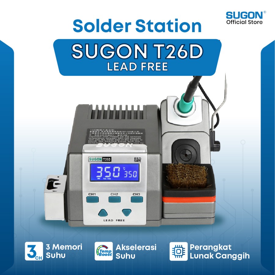 SOLDER STATION SUGON T26D ORIGINAL – TOKO E PTC INDONESIA